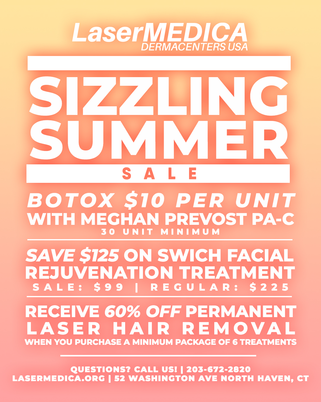 Sizzling Summer Sale! - LaserMEDICA™